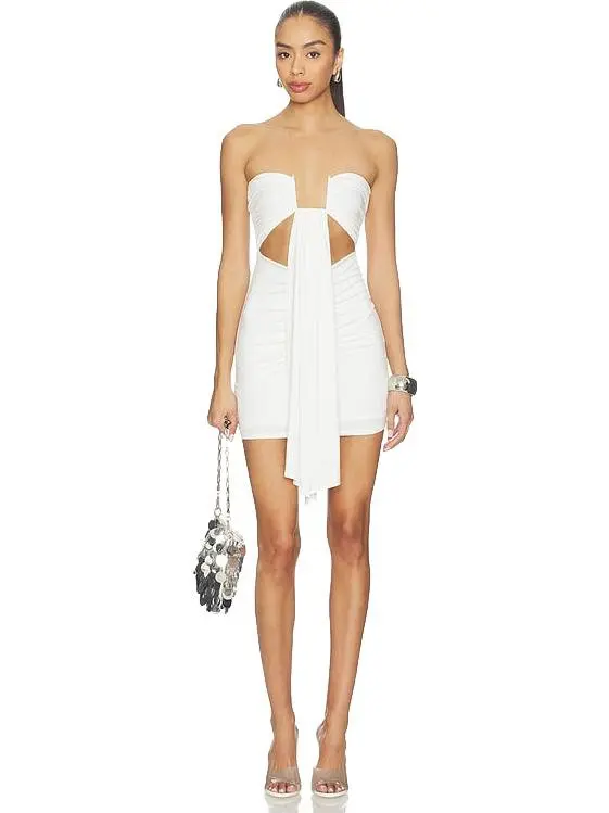 Superdown Rosy Mini Dress - White