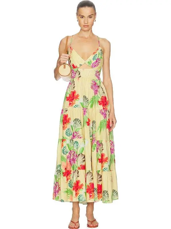 Yumi Kim Canyon Maxi Dress - Seashore Butter