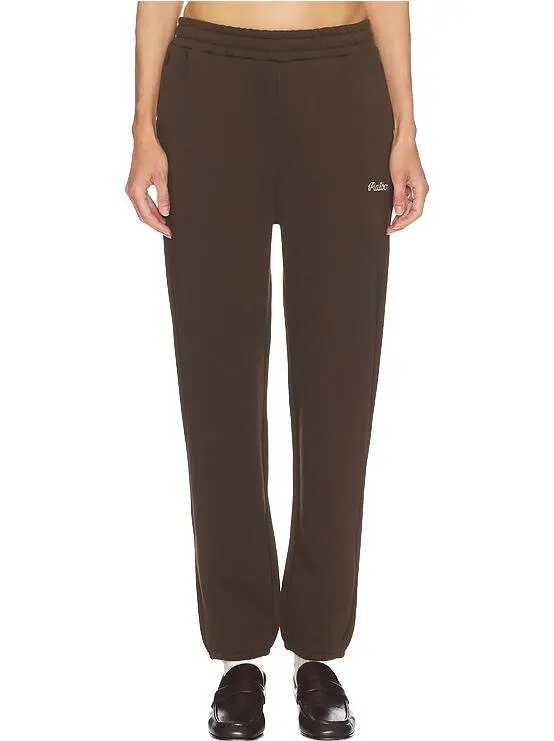 MALBON Sabine Diamond Sweatpant - Brown