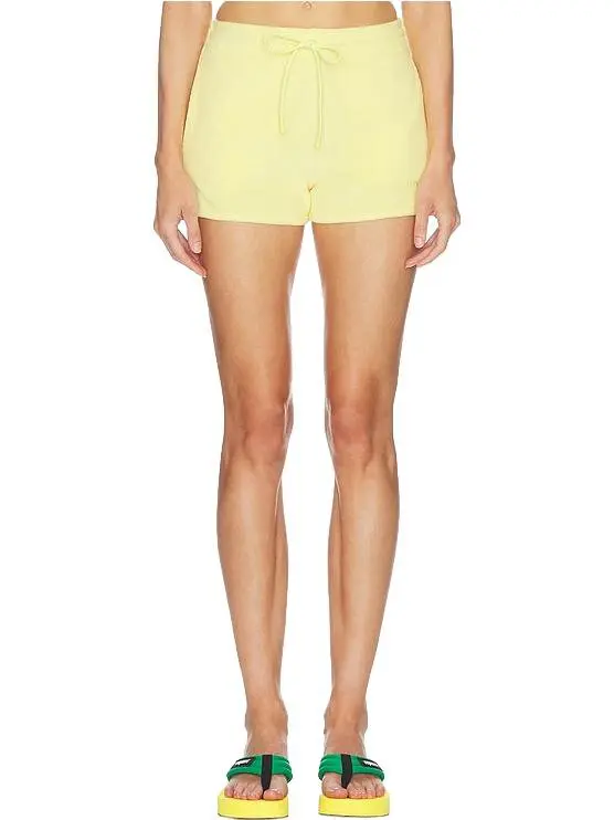 Hunza G Towelling Shorts - Butter