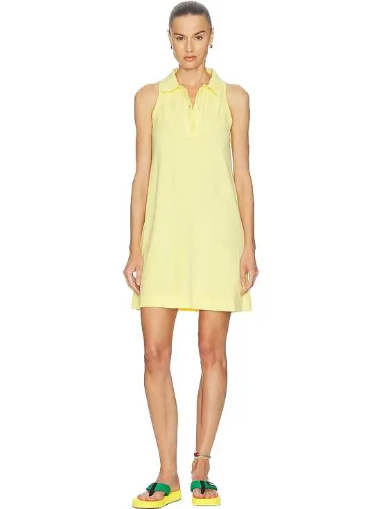 Hunza G Towelling Tennis Dress - Butter