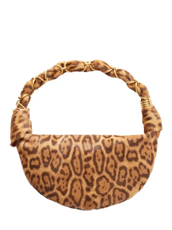 Saint Laurent Amalia Mini Leopard-print Shoulder Bag - Animal Print