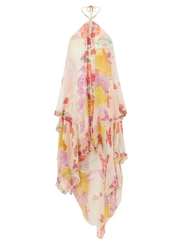 DONDE ESTEBAN Flores Ruffled Maxi Dress - Multi