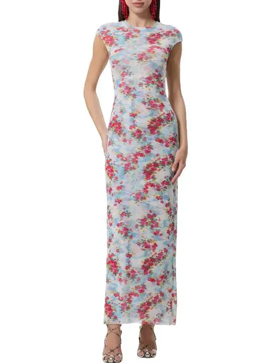 AFRM Mylo Body-con Maxi Dress - Digital Floral