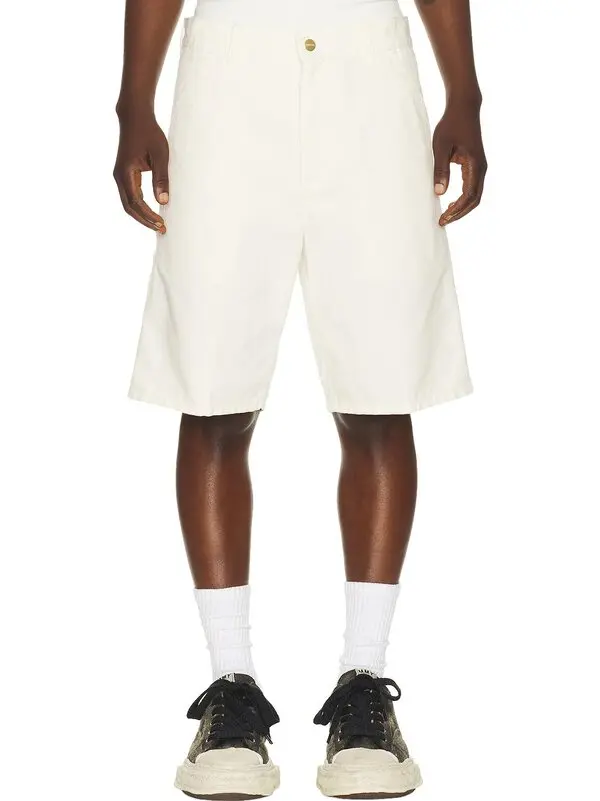 Carhartt Work In Progress Single Knee Short - Rinsed Wax