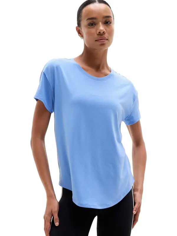 Athleta Relaxed T-shirt - Waterfall