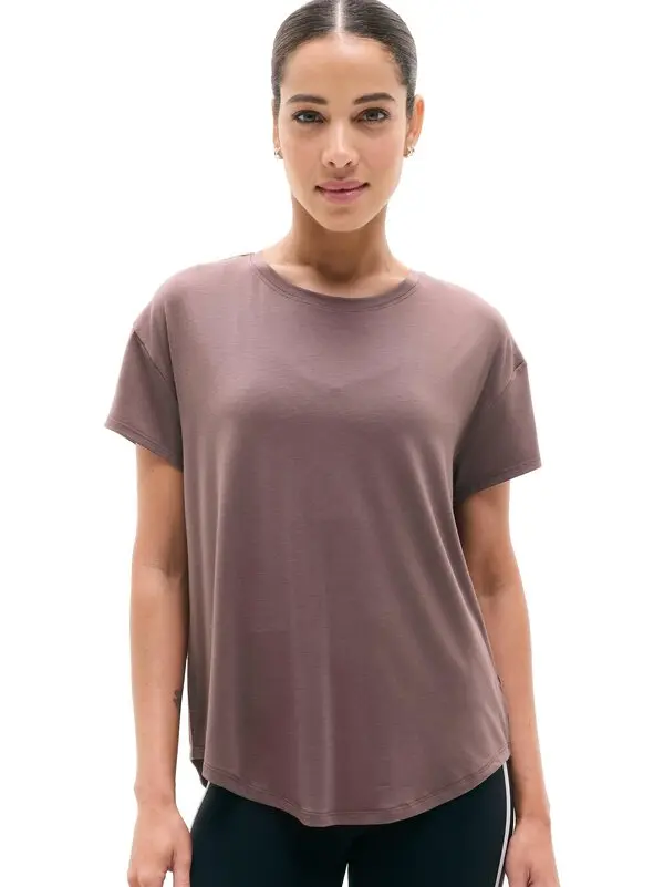 Athleta Relaxed T-shirt - Driftwood