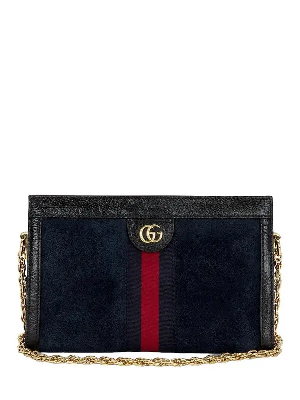 Gucci Ophidia Shoulder Bag - Navy