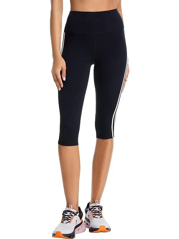 Splits59 Ella High Waist Airweight Capri Leggings - Black/white