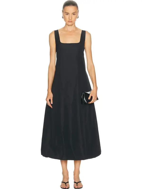 RÓHE Technical Volume Maxi Dress - Black