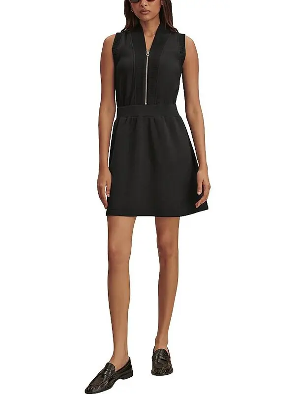 Varley Polyanna Half Zip Dress - Black