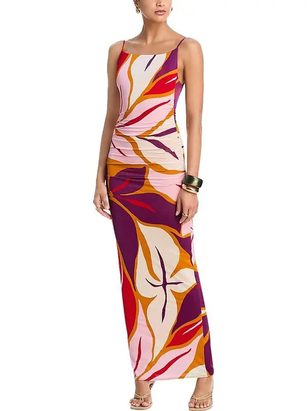 CALA DE LA CRUZ Kim Printed Maxi Dress - Calabaria Multi