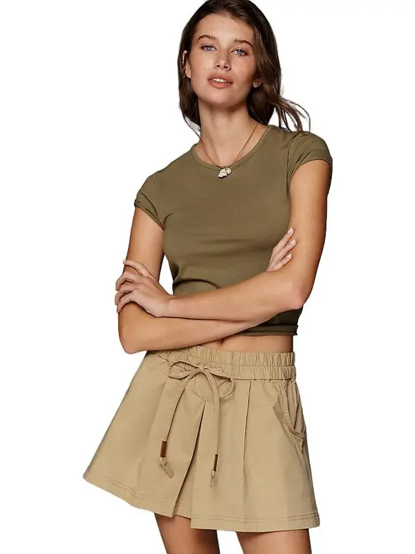 Maeve Skirty Chino Utility Shorts - Incense