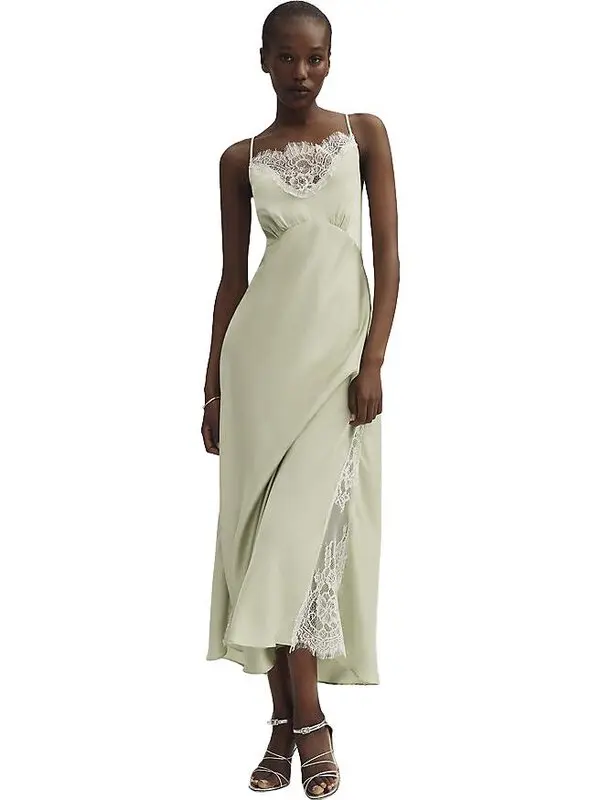 Walter Baker Cynthia Midi Dress - Light Green