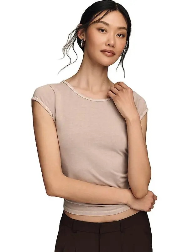 PILCRO Cotton Classic T-shirt - Mushroom