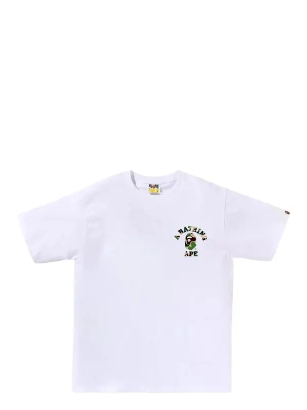 A BATHING APE City Camo College T-shirt - White