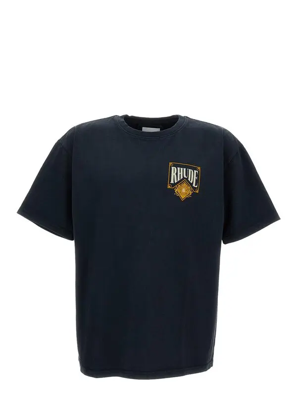Rhude Playing Card Tee - Black