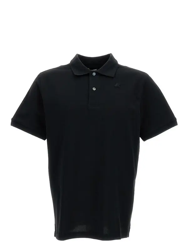 K-WAY Amedee Piqué Polo - Black