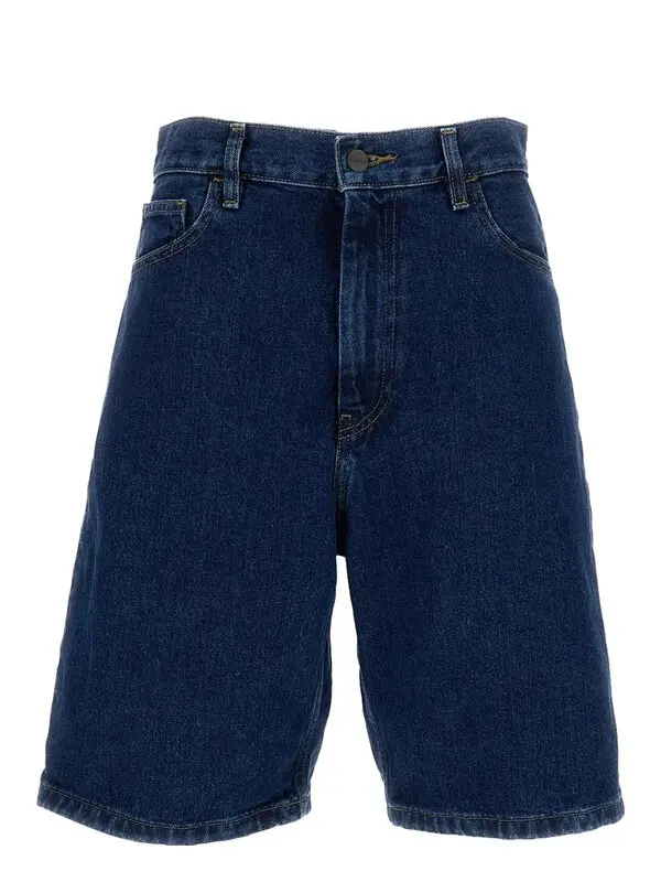 Carhartt Work In Progress Denim Bermuda Shorts - Blue