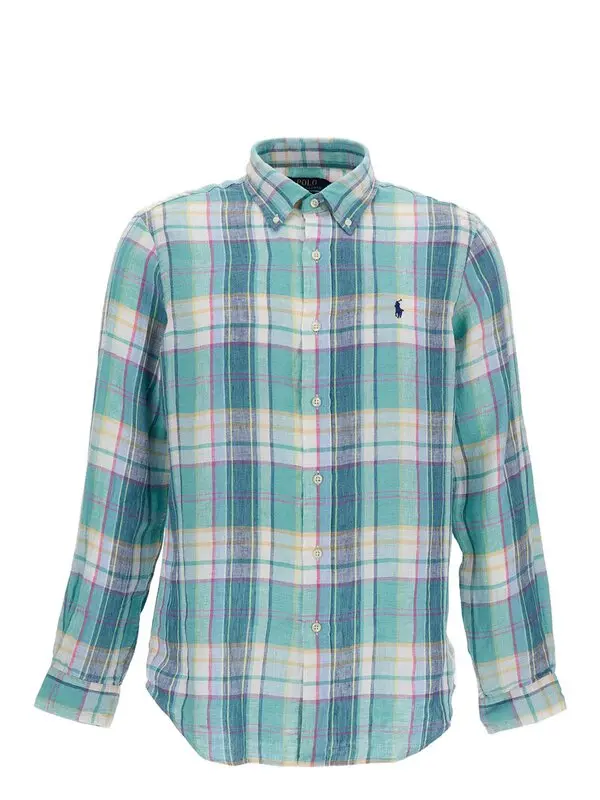 Polo Ralph Lauren Checked Linen Shirt - Multicolor