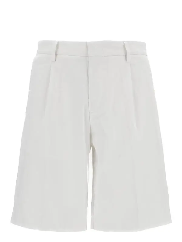K-WAY Severe Twill Tech Shorts - White