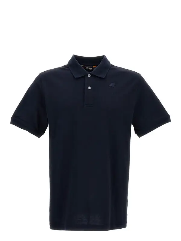 K-WAY Amedee Piqué Polo - Blue