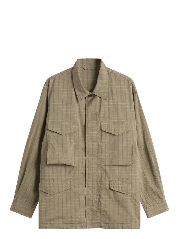 UNLIKELY DRY GOODS M-51 Shirt Jacket - Green Plaids