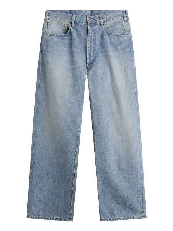 UNLIKELY DRY GOODS Time Travel Wide Selvedge Jeans - 1977 Wash