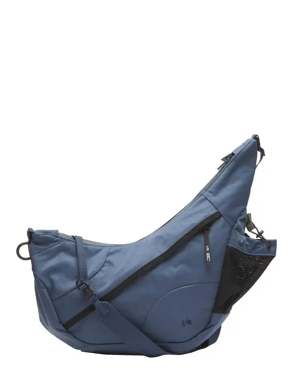 F/CE. Textured Twill Horn Mini Shoulder Bag - Navy