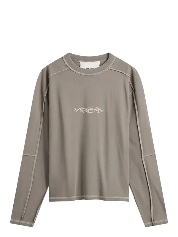 KA_YO_PROTOTYPE Heavyweight Longsleeve Graphic T-shirt - Bungee Cord