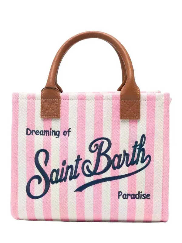 MC2 SAINT BARTH Striped Tote Bag - Pink