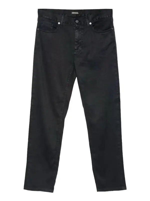 Zegna Straight-leg Trousers - Blue