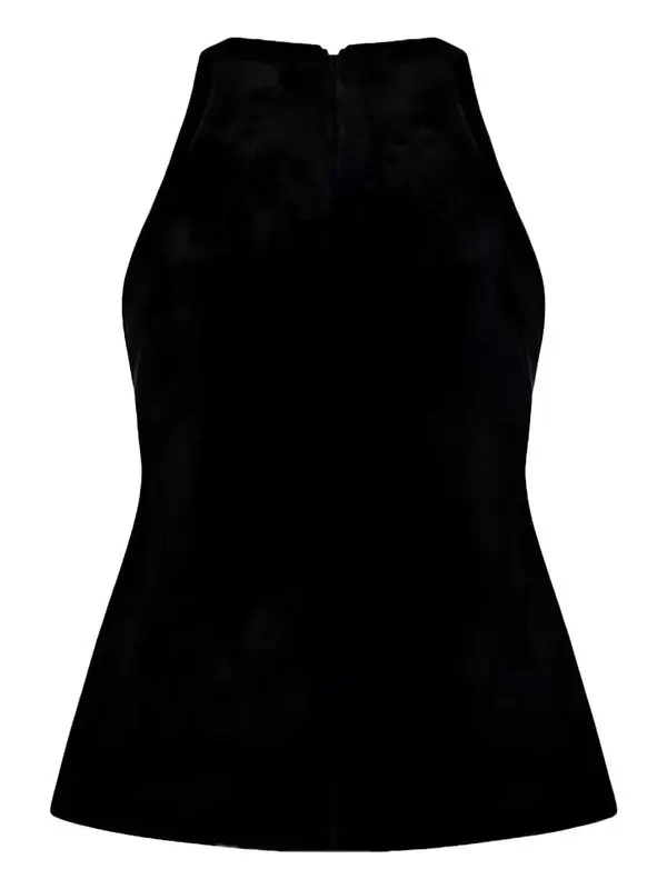 TATUNA Velvet Top - Black