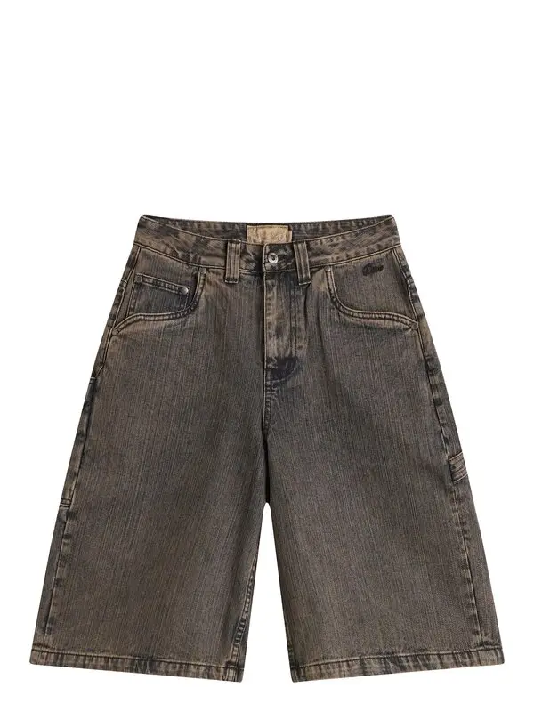 DIME Denim Bermuda Shorts - Premium Brown