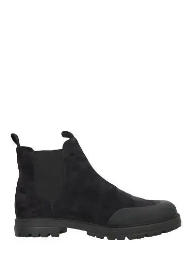 Peuterey Ankle Boots In Leather - Blue