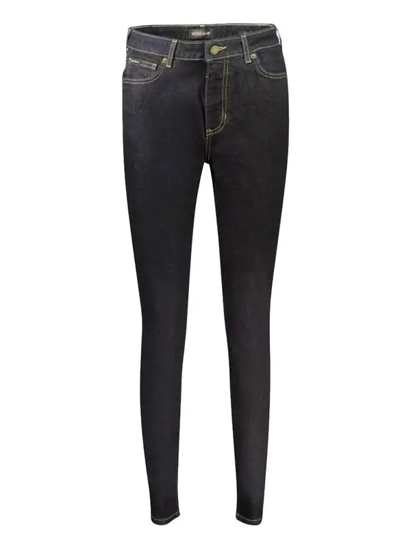 Guess Contrast-stitch Skinny Jeans - Blue