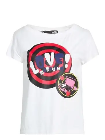 Moschino Printed Jersey T-shirt - White