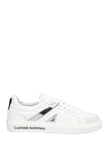 Costume National Leather Low-top Sneakers - White