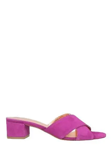 BALDININI Leather Sandals - Magenta