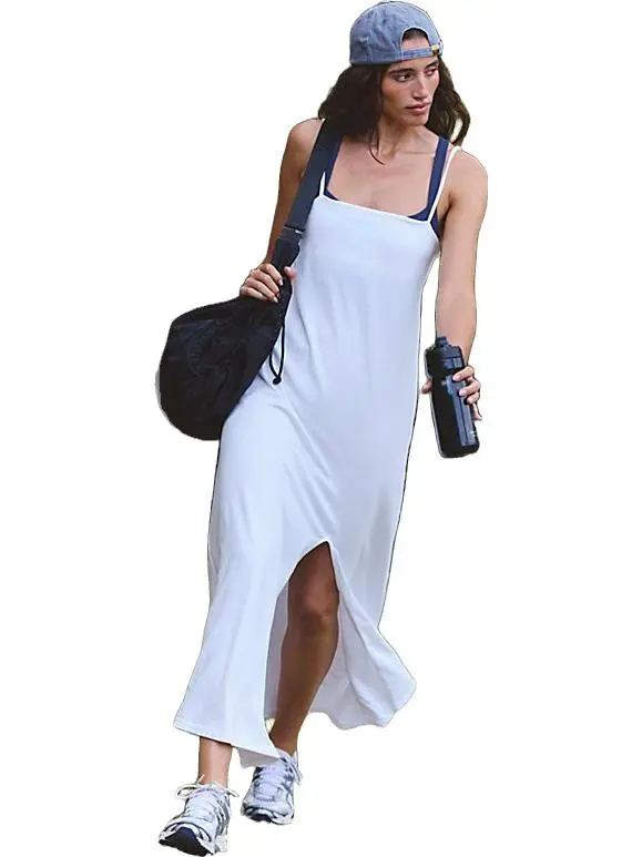 Free People Hot Shot Strappy Maxi Dress - White