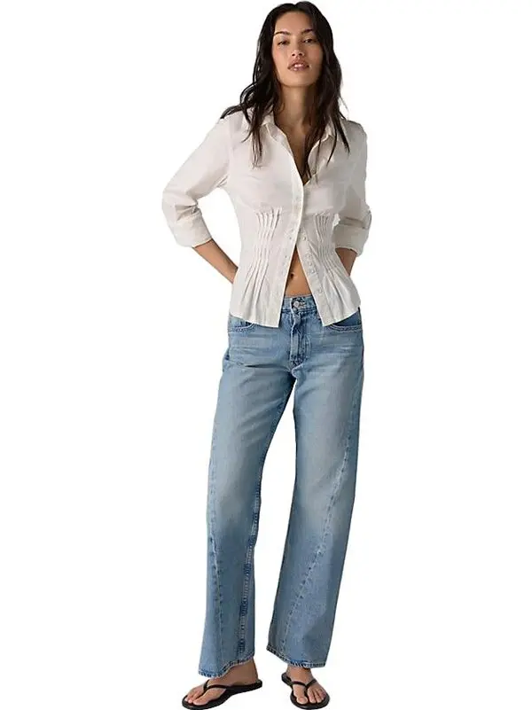 MOTHER The Bookie Twist Flare Jeans - Leap At The Chance