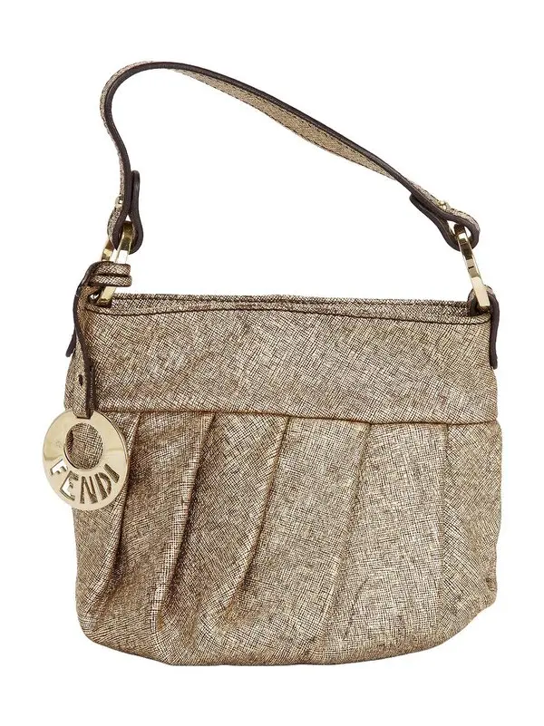 Fendi Mini Chef Shoulder Bag - Gold
