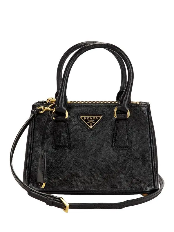 Prada Saffiano Handbag - Black