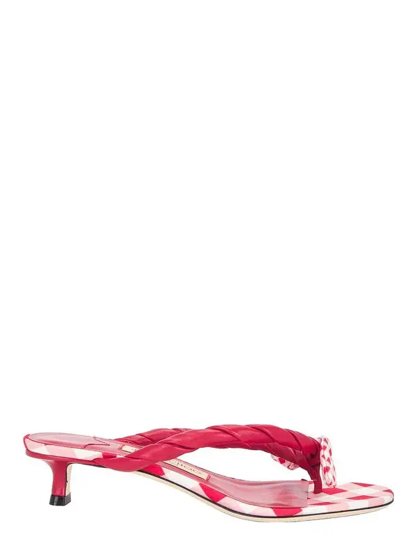 JIMMY CHOO Liss 35 Sandal - Ruby Red Mix