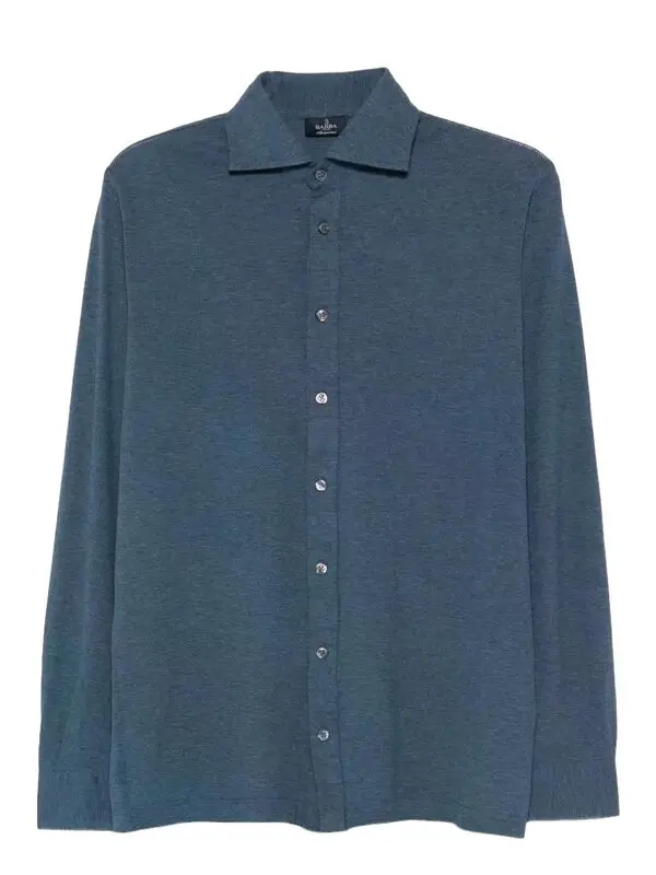 BARBA NAPOLI Long-sleeve Shirt - Blue