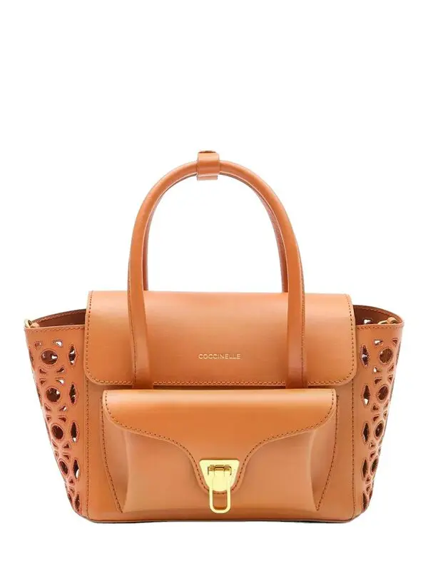 COCCINELLE Leather Tote Bag - Neutrals
