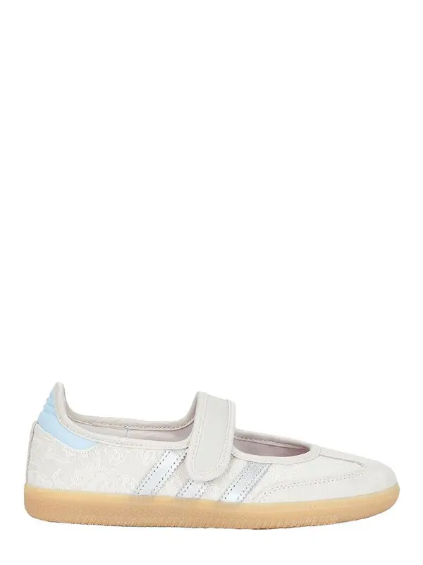 ADIDAS ORIGINALS Samba Jane Sneaker - Chalk Pearl  Silver Metallic  & Chalk Wh