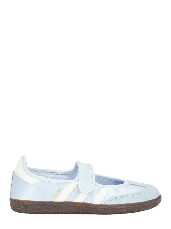 ADIDAS ORIGINALS Samba Jane Sneaker - Crystal Sky, Cream White, & Gum 5
