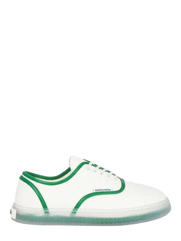 Bottega Veneta Serena Sneaker - Alabaster & Grass Green