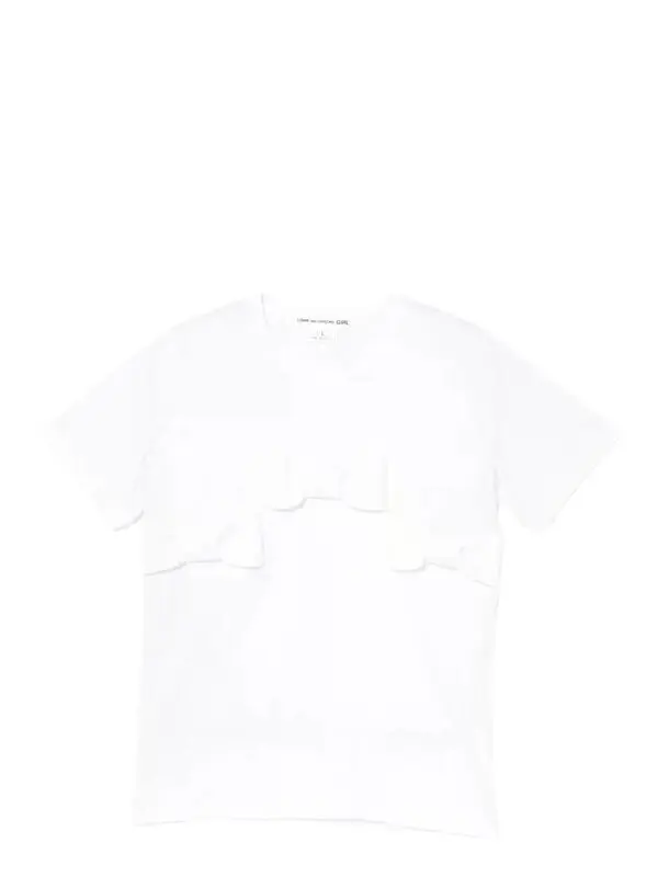 Comme Des Garçons Bow Round Neck T-shirt - White